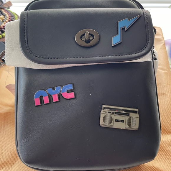 Coach | Bags | Coach Heritage Crossbody With 8s Pins | Poshmark